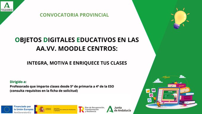 CURSO “Objetos Digitales Educativos en las AAVV Moodle Centros: Integra ...